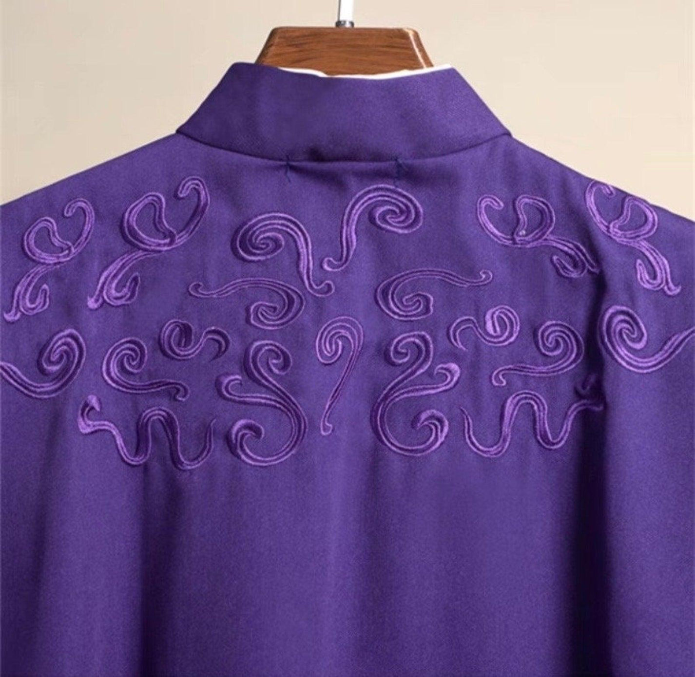 Chinese Long gown Chinese style robe Frog Button Yip Man – ChinaDesigner